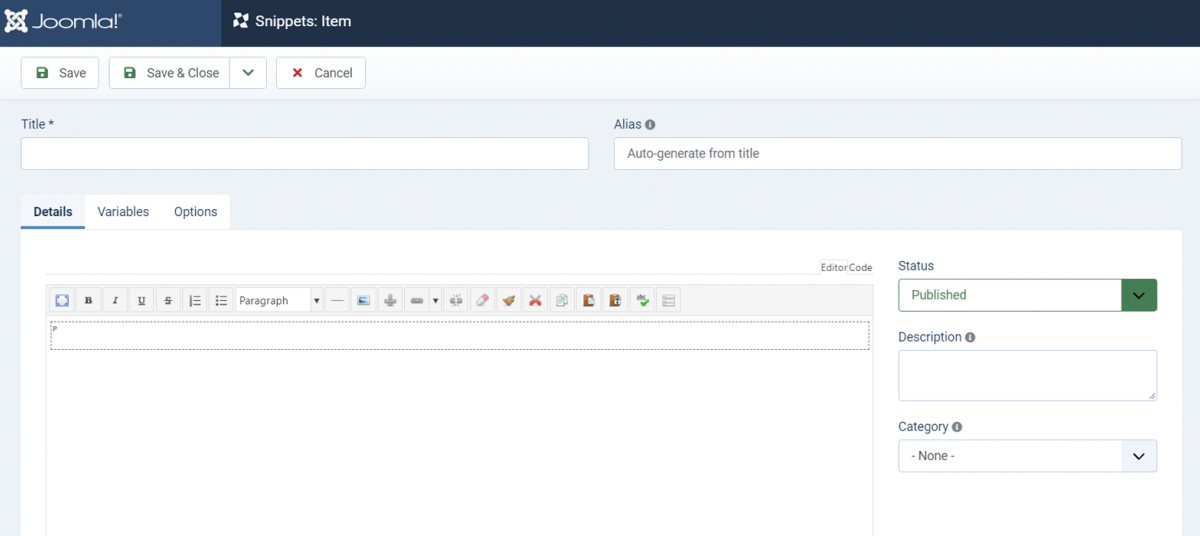 Creating a Snippet - The Basics - Snippets - Regular Labs